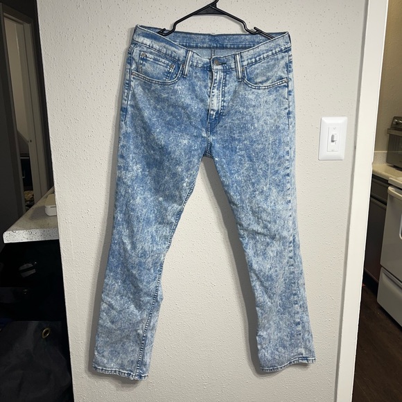 Levi's | Jeans | Levis Distressed Bleached Denim Pants | Poshmark